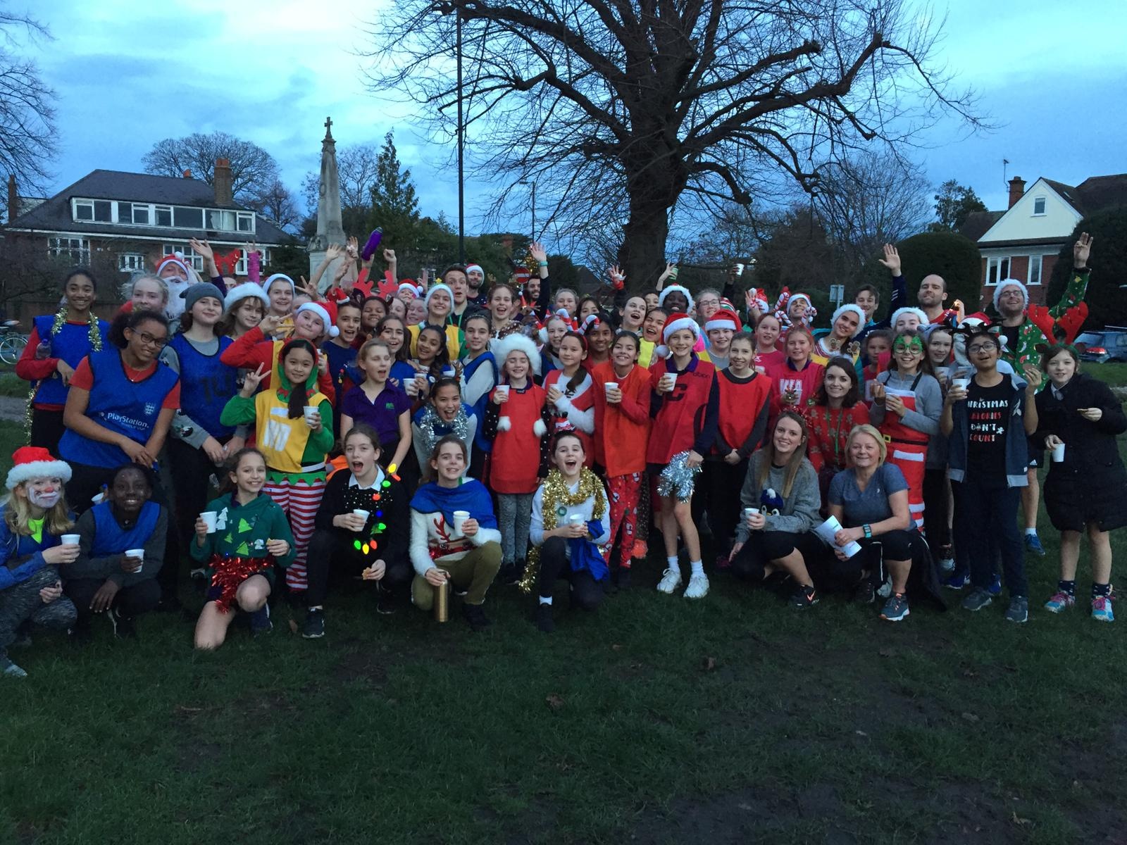 Santa Run & GB Athlete - Ricards Lodge High School